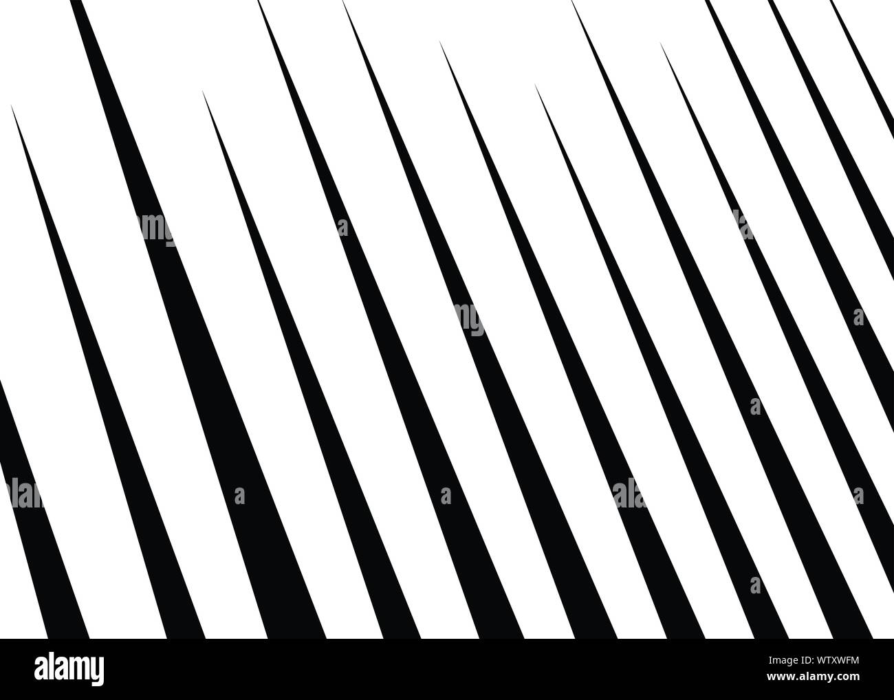 3d lines pattern in perspective. Oblique, slanting stripes. Diminishing ...