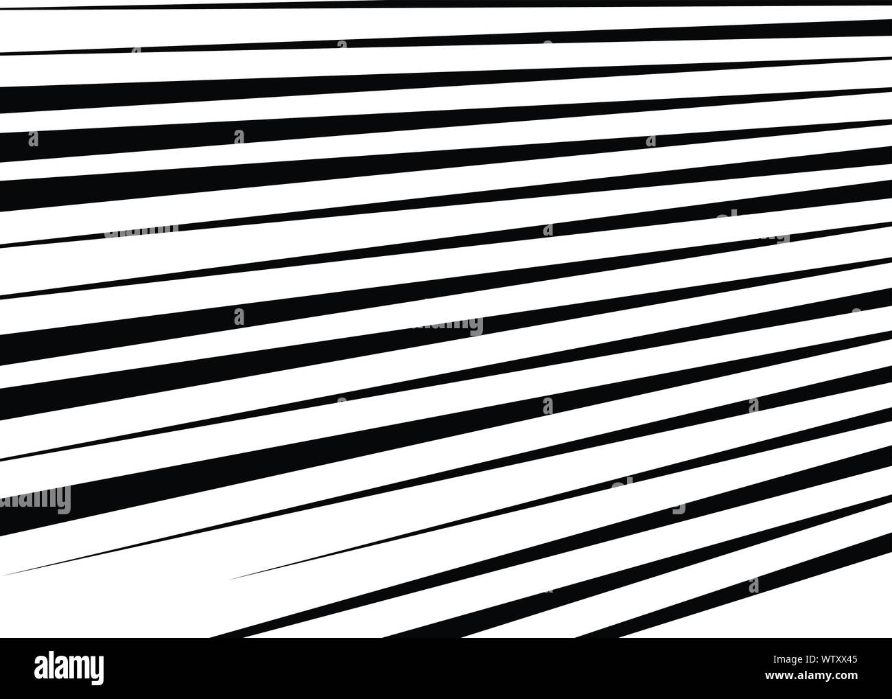 3d lines pattern in perspective. Oblique, slanting stripes. Diminishing ...