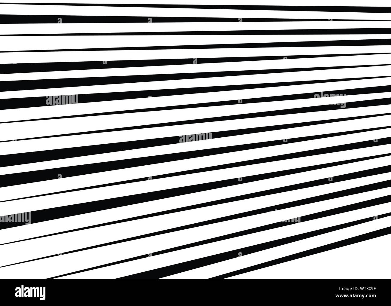 3d lines pattern in perspective. Oblique, slanting stripes. Diminishing ...