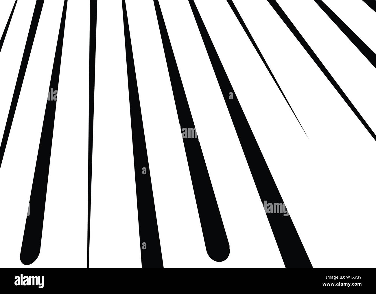 3d lines pattern in perspective. Oblique, slanting stripes. Diminishing ...