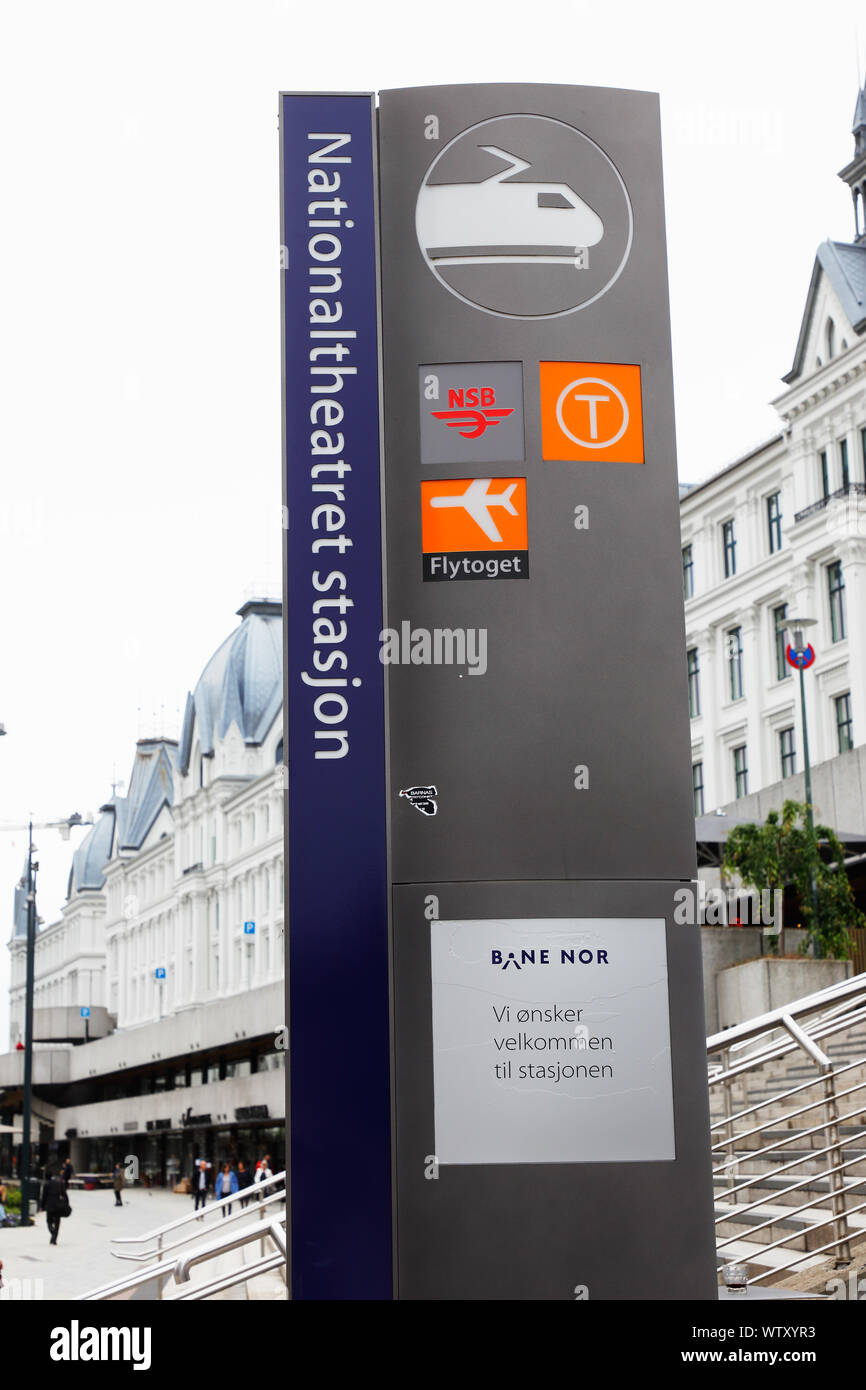 Oslo railway hi-res stock photography and images - Alamy