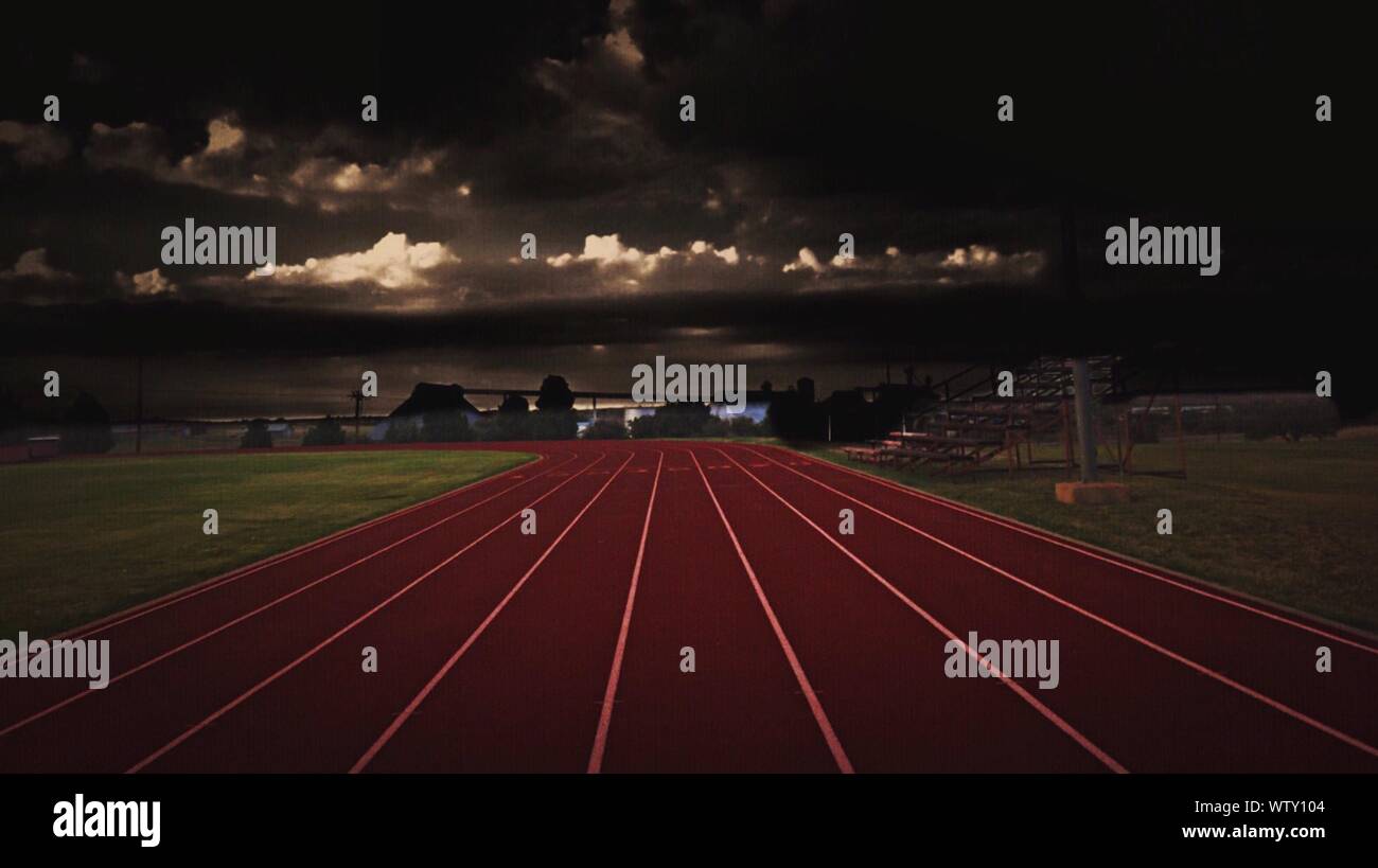 Bleachers running track hi-res stock photography and images - Alamy
