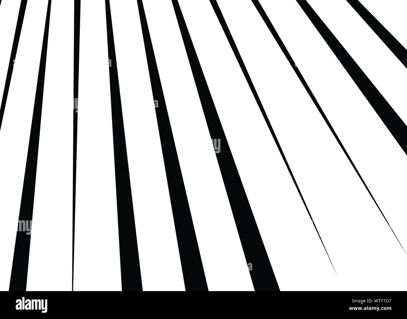3d lines pattern in perspective. Oblique, slanting stripes. Diminishing ...