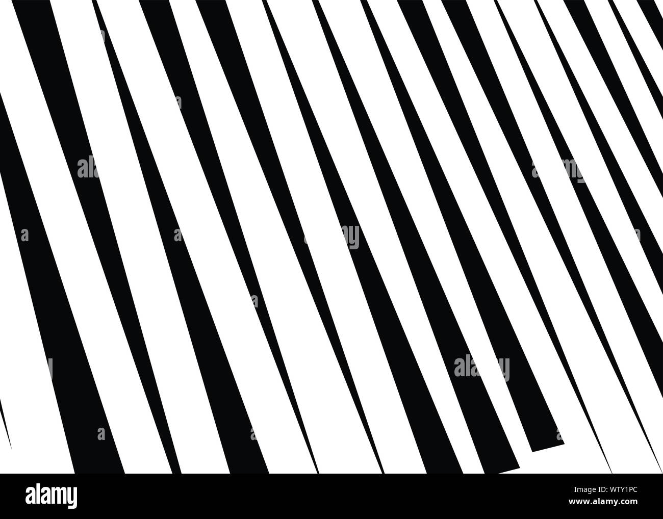 3d lines pattern in perspective. Oblique, slanting stripes. Diminishing ...