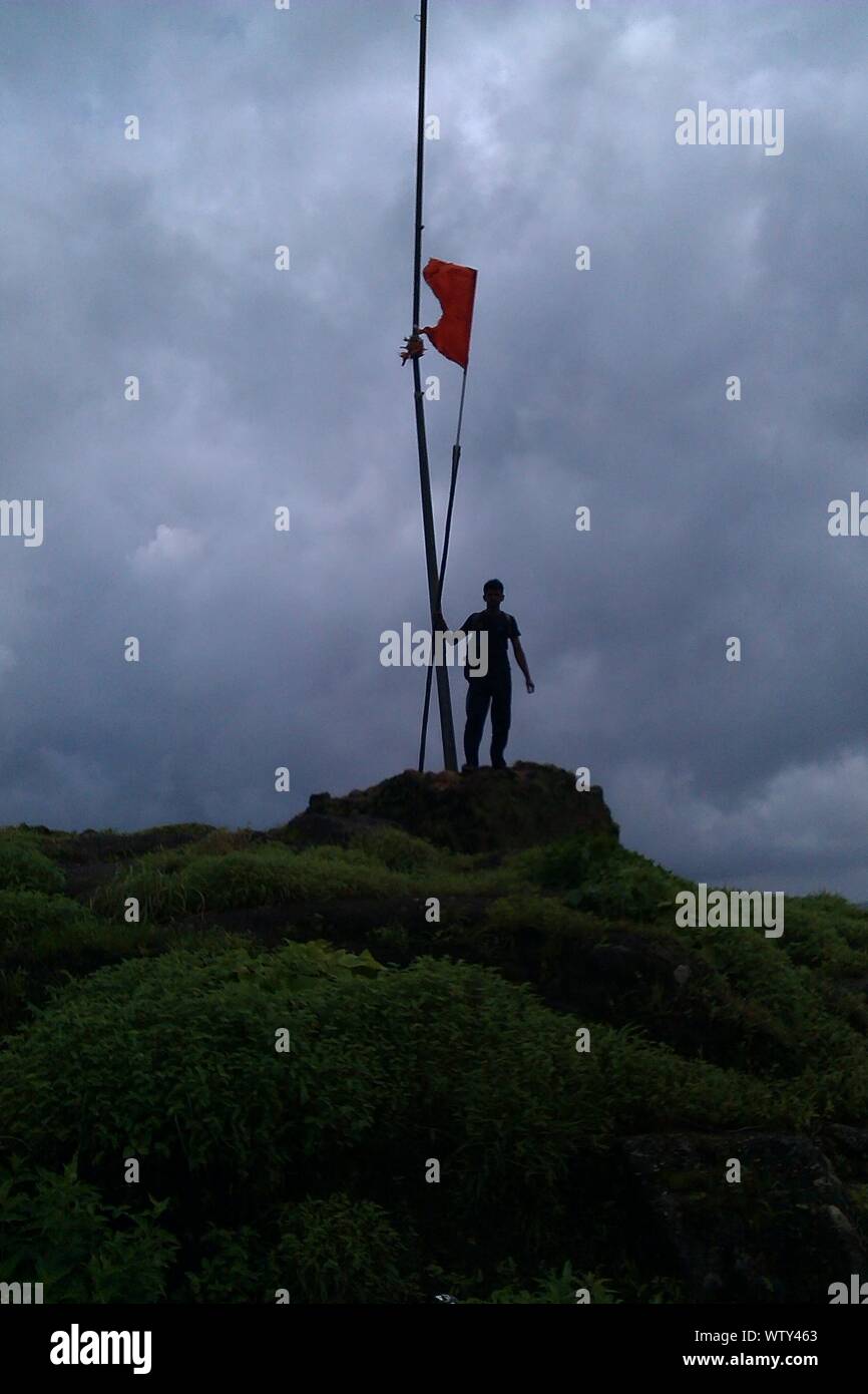 Red peak flag hi-res stock photography and images - Alamy
