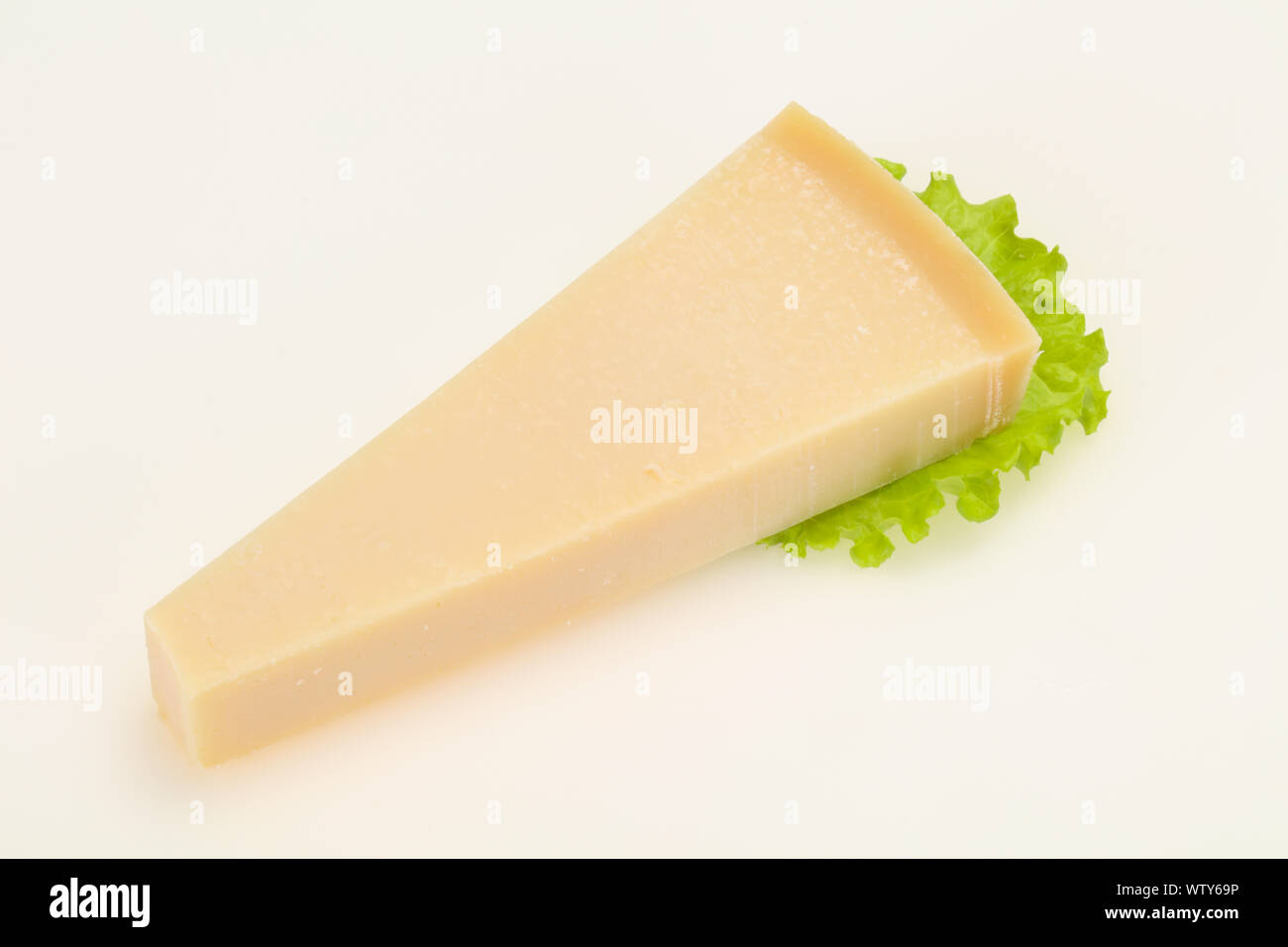 Italian traditional parmesan cheese triangle served salad Stock Photo ...