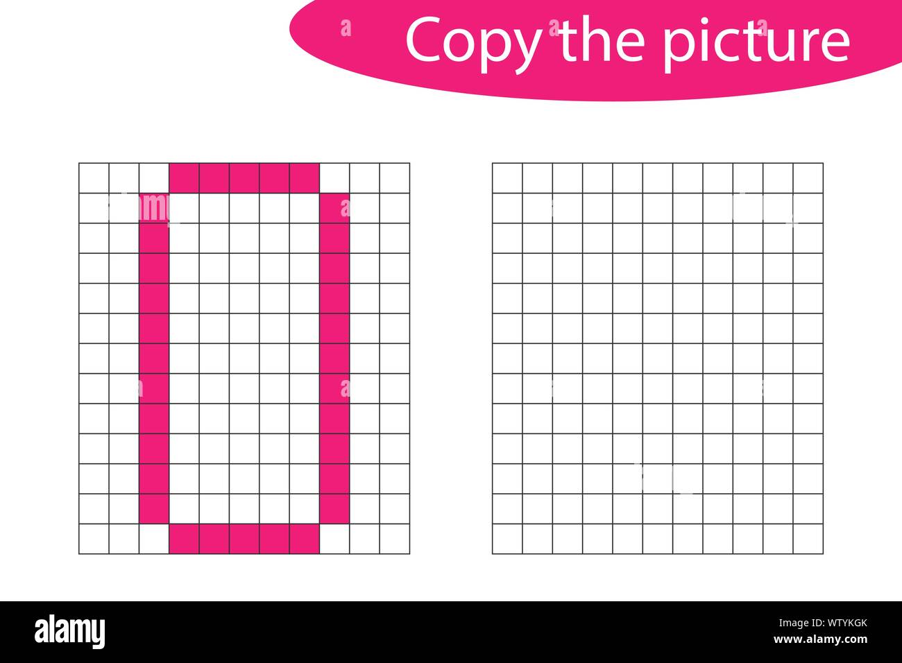 Copy the picture, pixel art, number 0 cartoon, drawing skills training ...