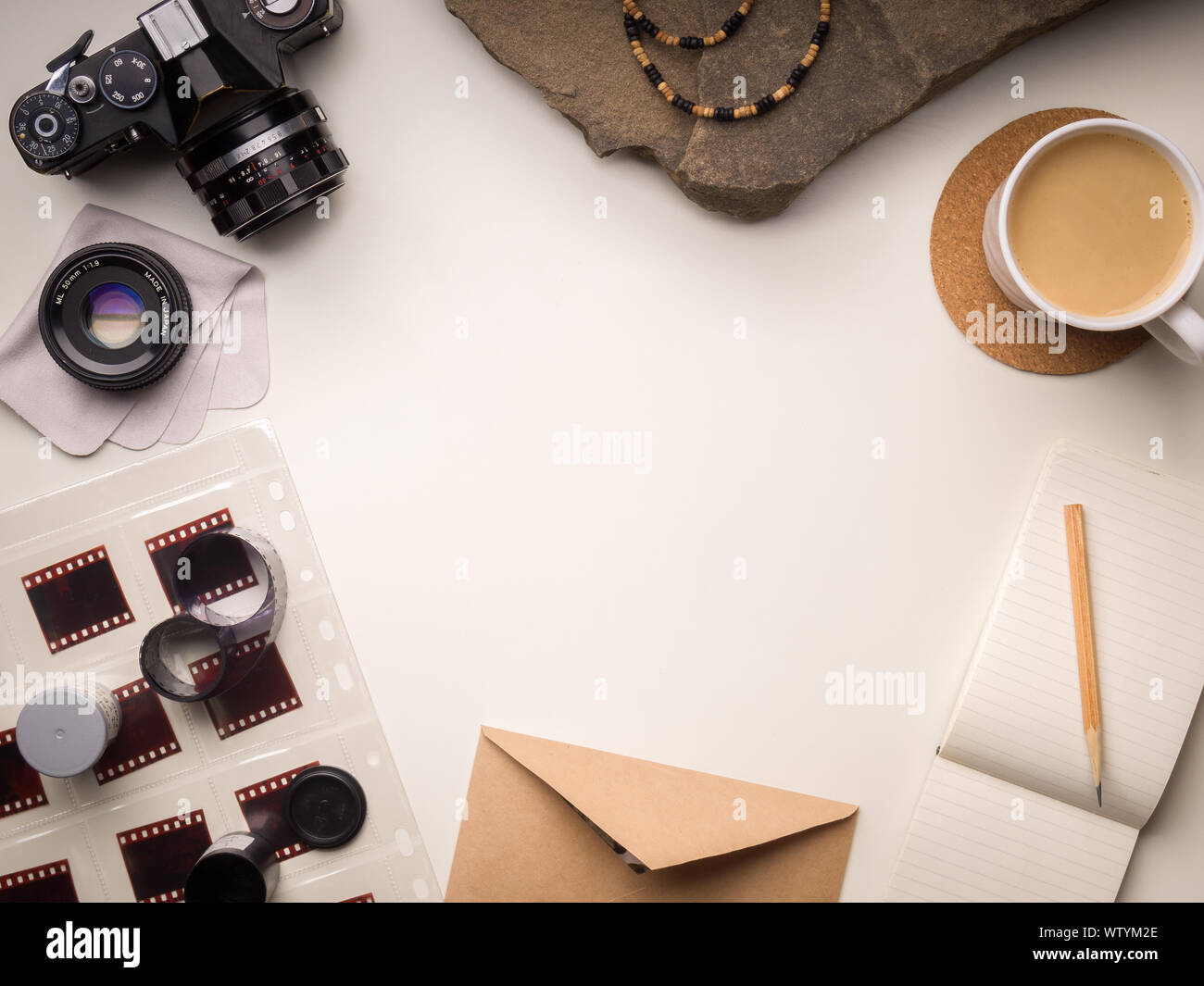 Clear photo template with light background Stock Photo - Alamy