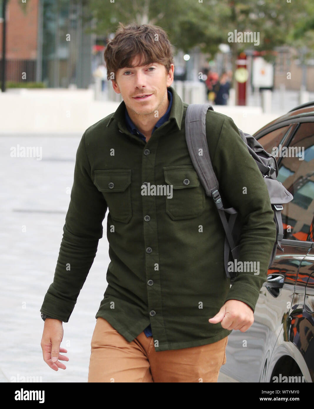 Simon Reeve outside ITV Studios Featuring: Simon Reeve Where: London ...