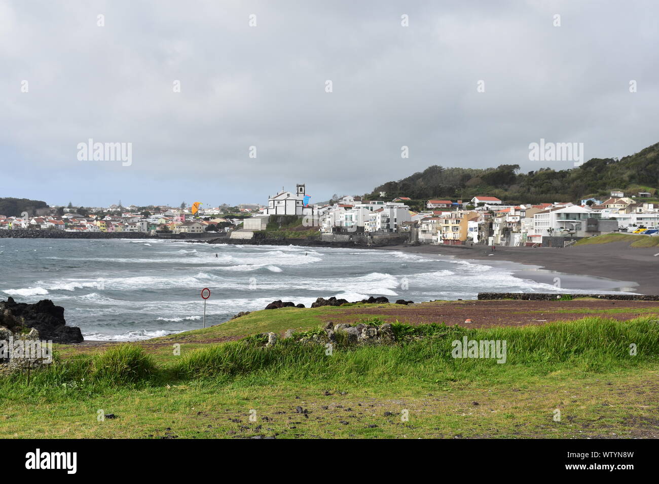 Coast near Pópulo Beach, Azores Stock Photo - Alamy