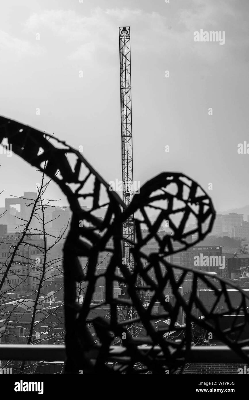 Structure of buildings Black and White Stock Photos & Images - Alamy