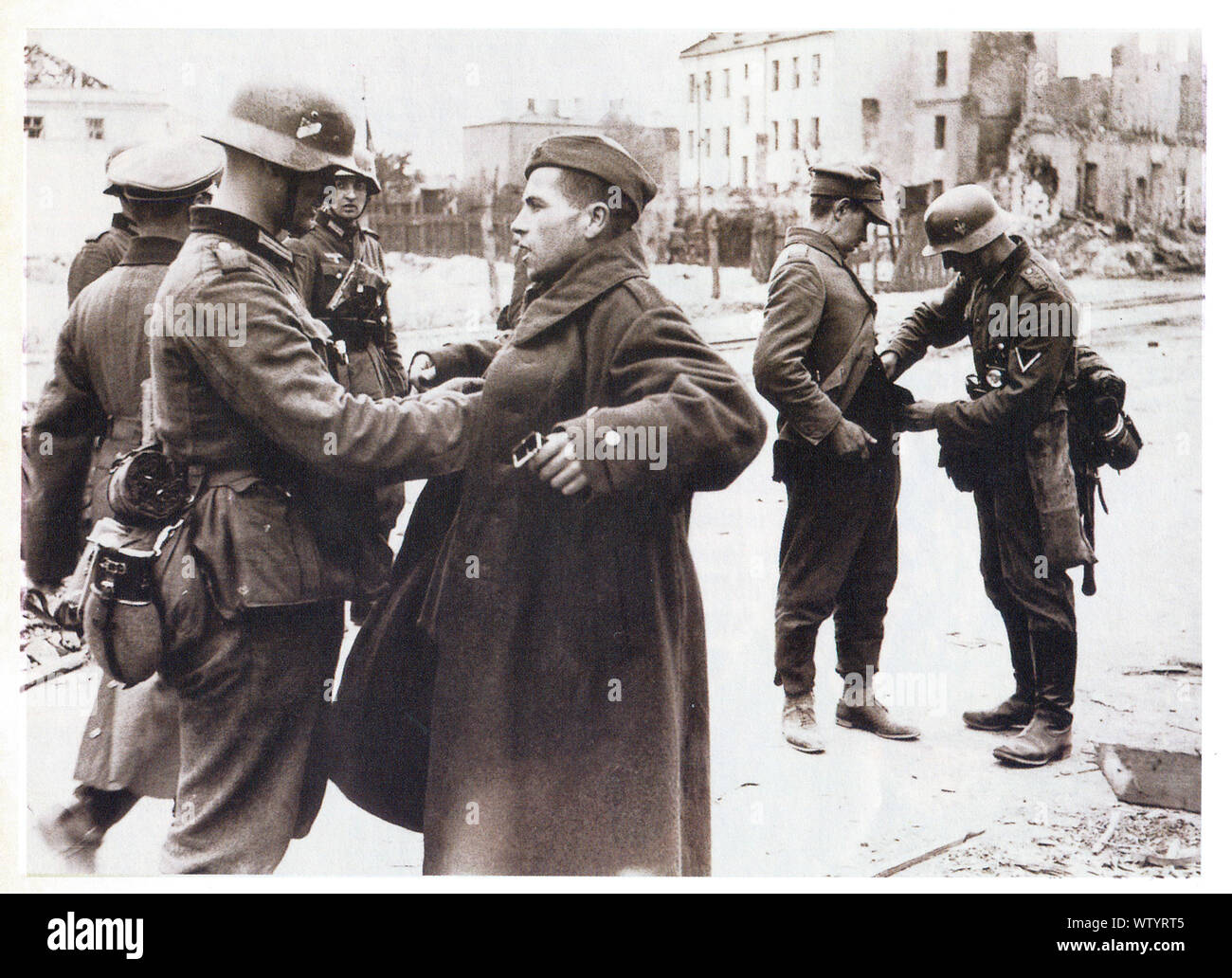 German troops disarming Soviet soldiers in Berlin during Second World ...