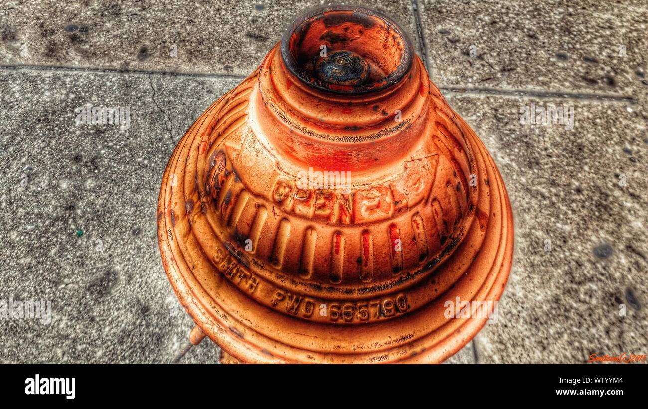 Close-up Of Fire Hydrant Stock Photo - Alamy