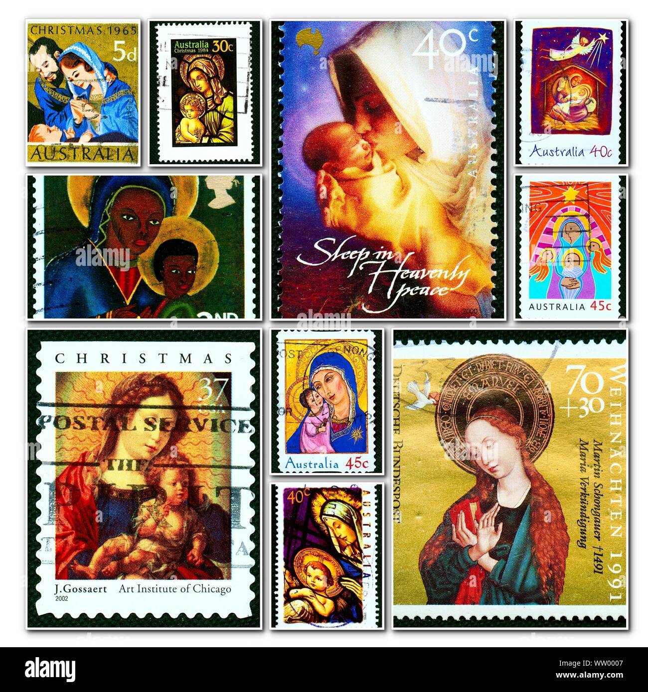 Maria madonna christ religion Cut Out Stock Images & Pictures - Alamy