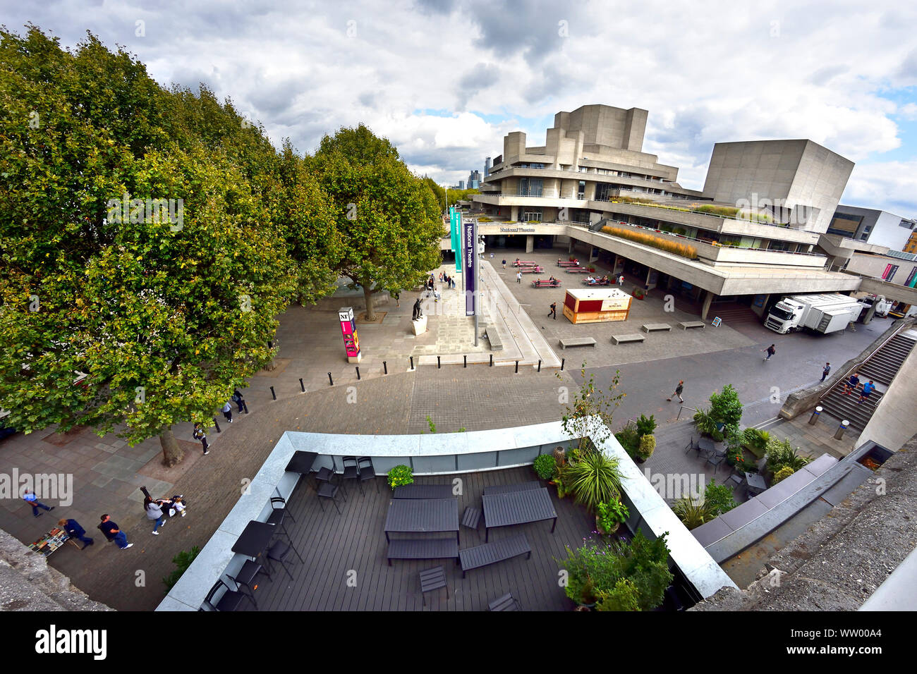 London, England, UK. Royal National Theatre in the South Bank Complex ...