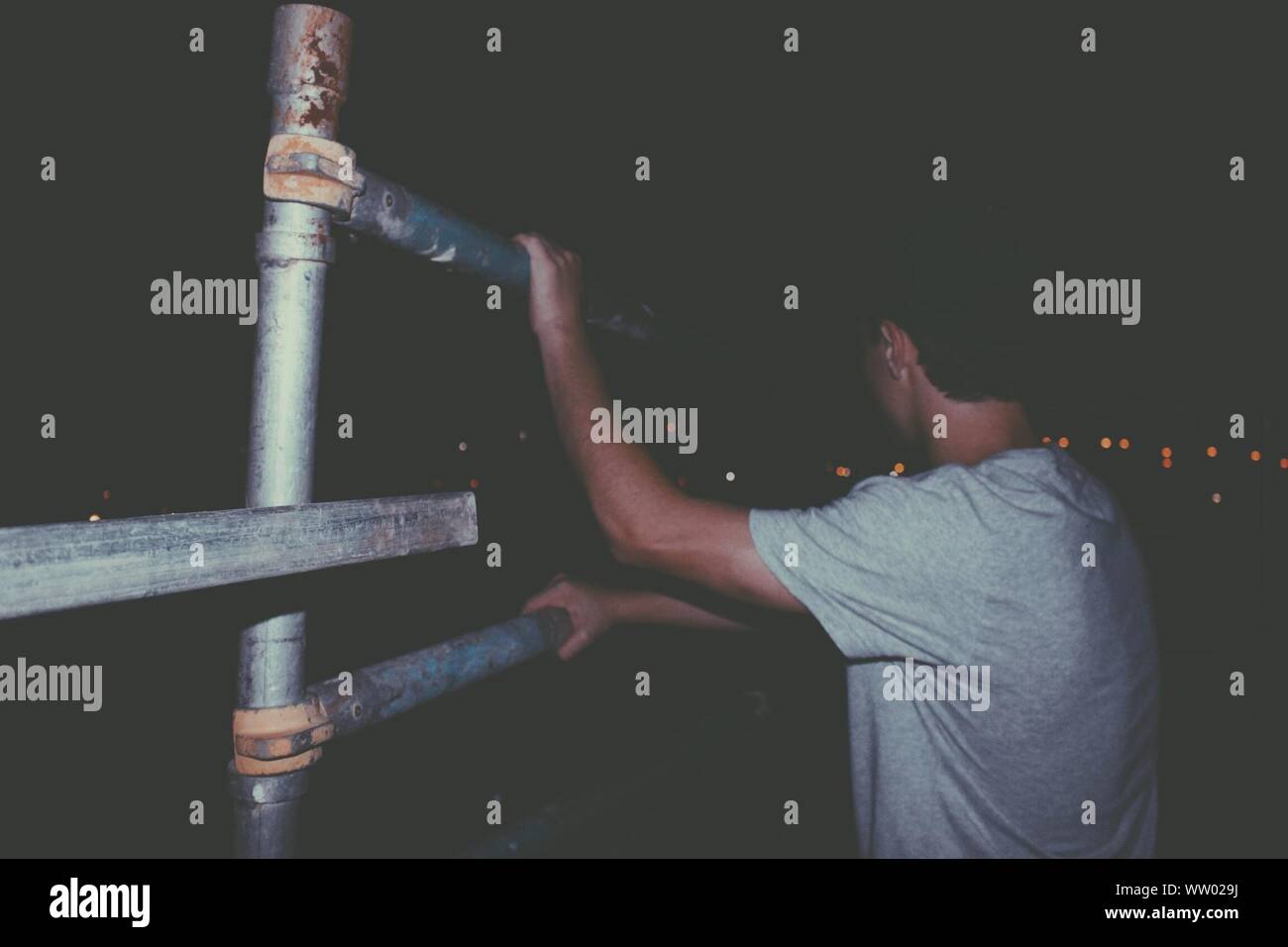 Gray Metal Pipes High Resolution Stock Photography and Images - Alamy