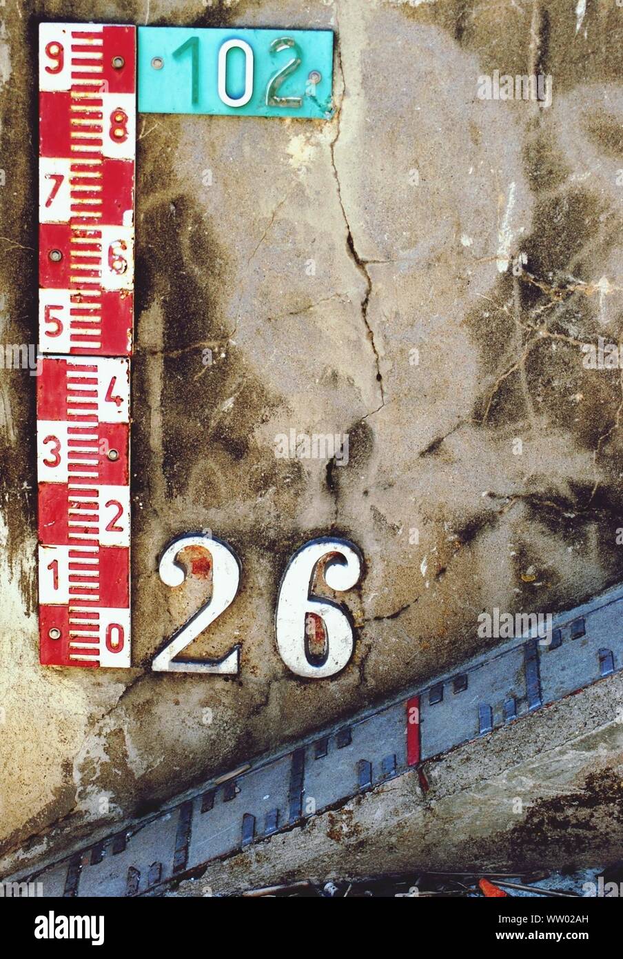 Measuring of water level hi-res stock photography and images - Alamy