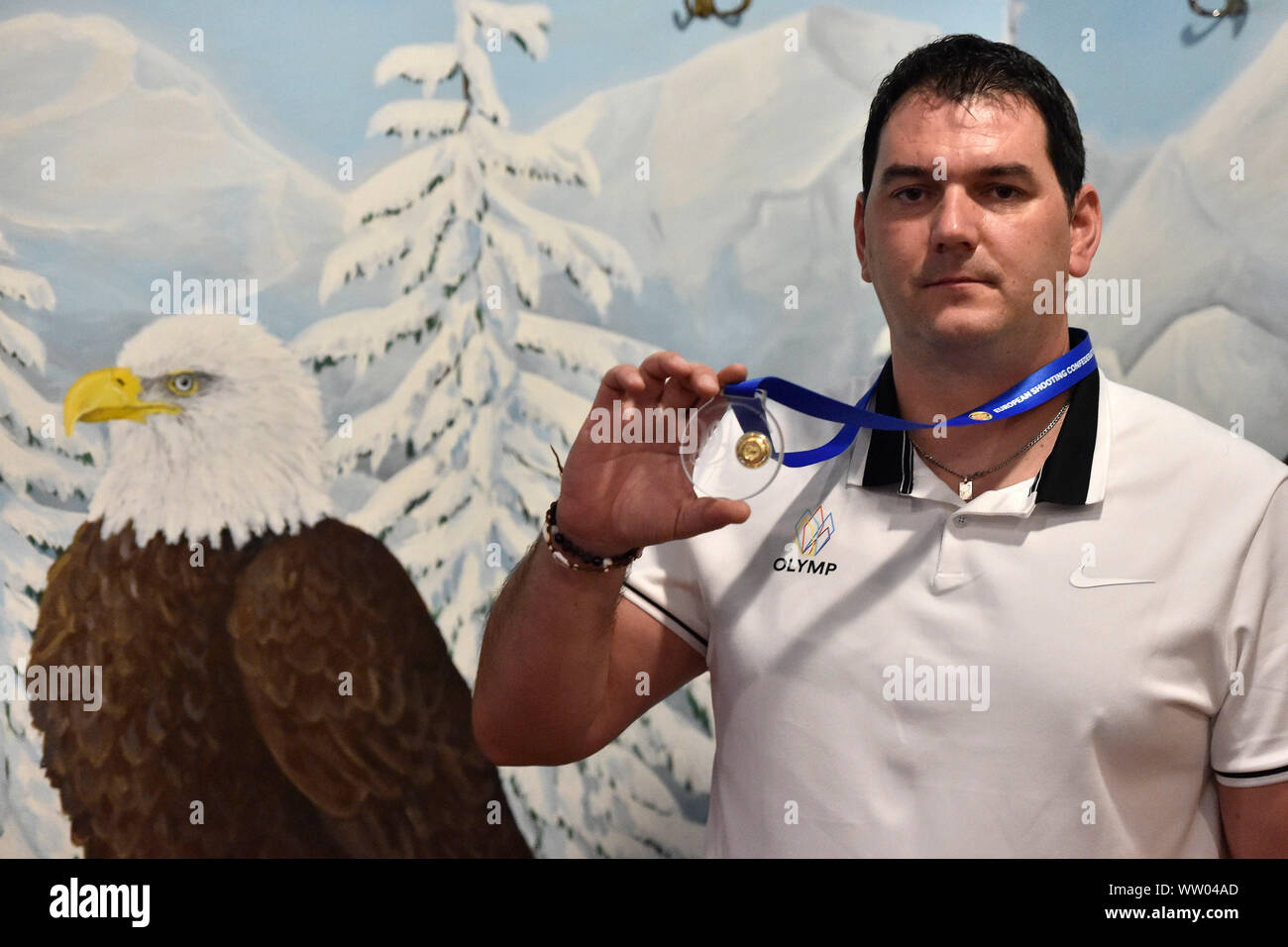 Brno, Czech Republic. 12th Sep, 2019. Czech trap shooter Jiri Liptak ...