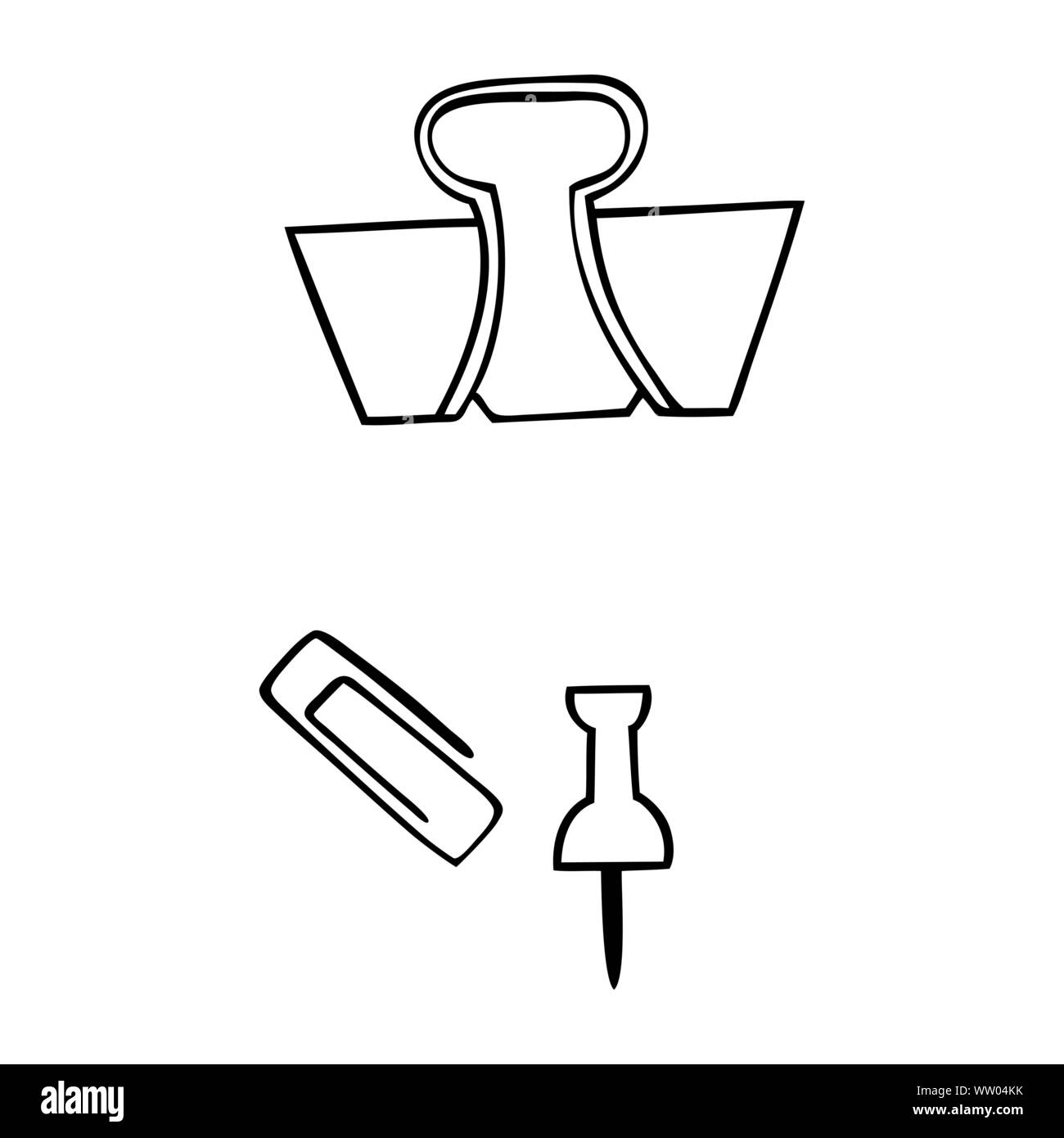 Clip board cutout Stock Vector Images - Alamy