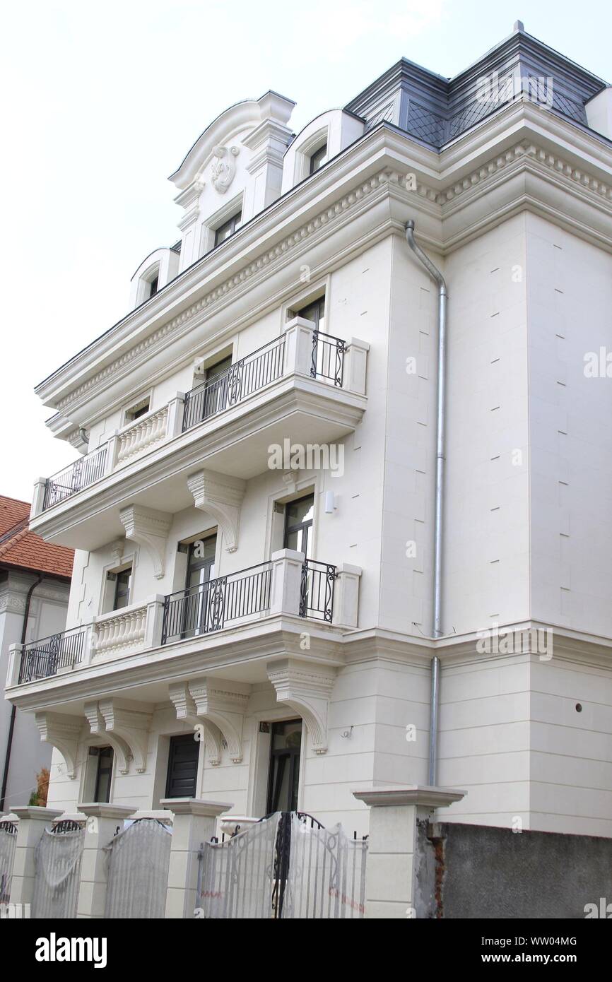 Old houses from the interwar period Stock Photo - Alamy