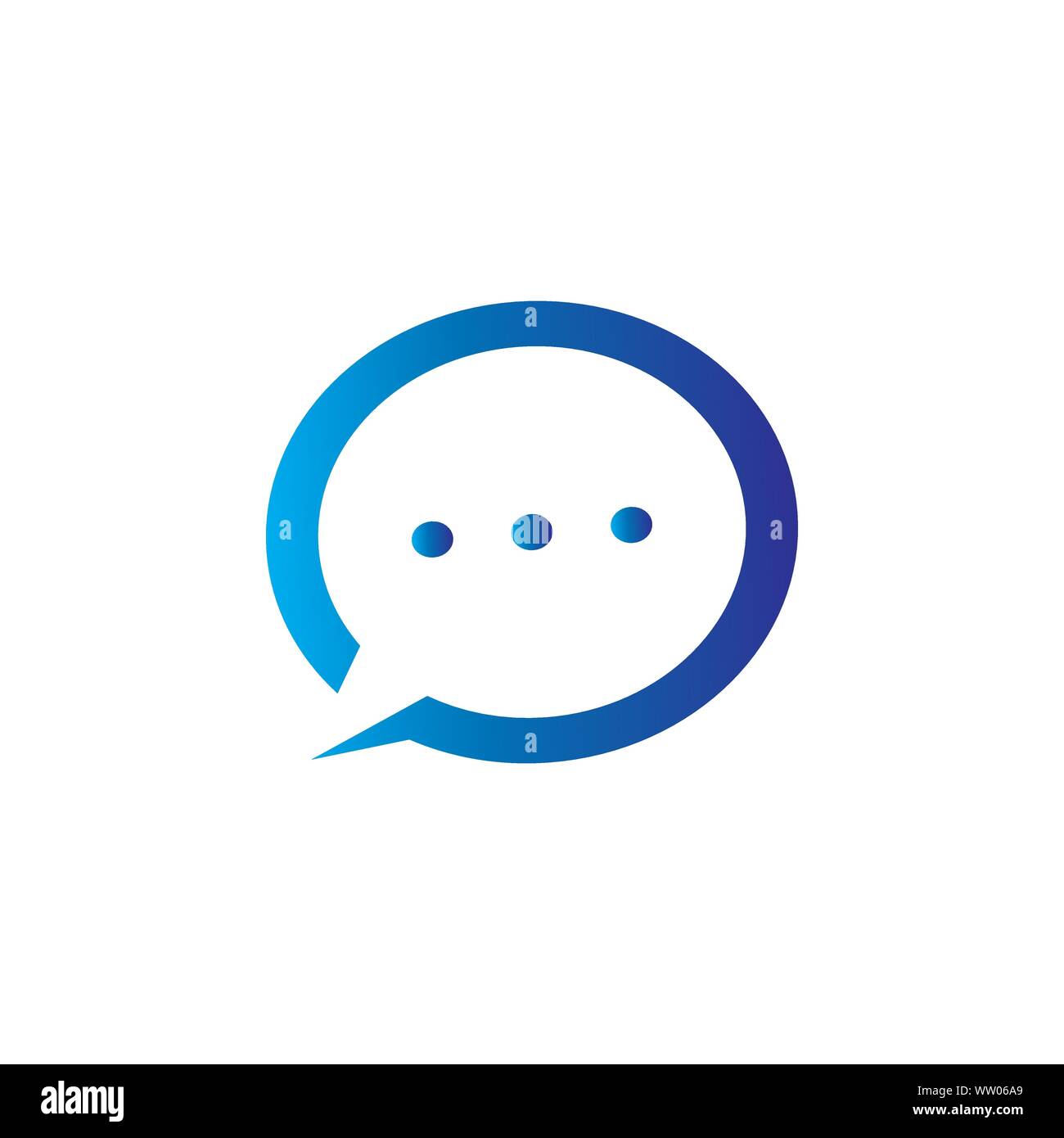 Chat graphic design template vector isolated illustration Stock Vector ...
