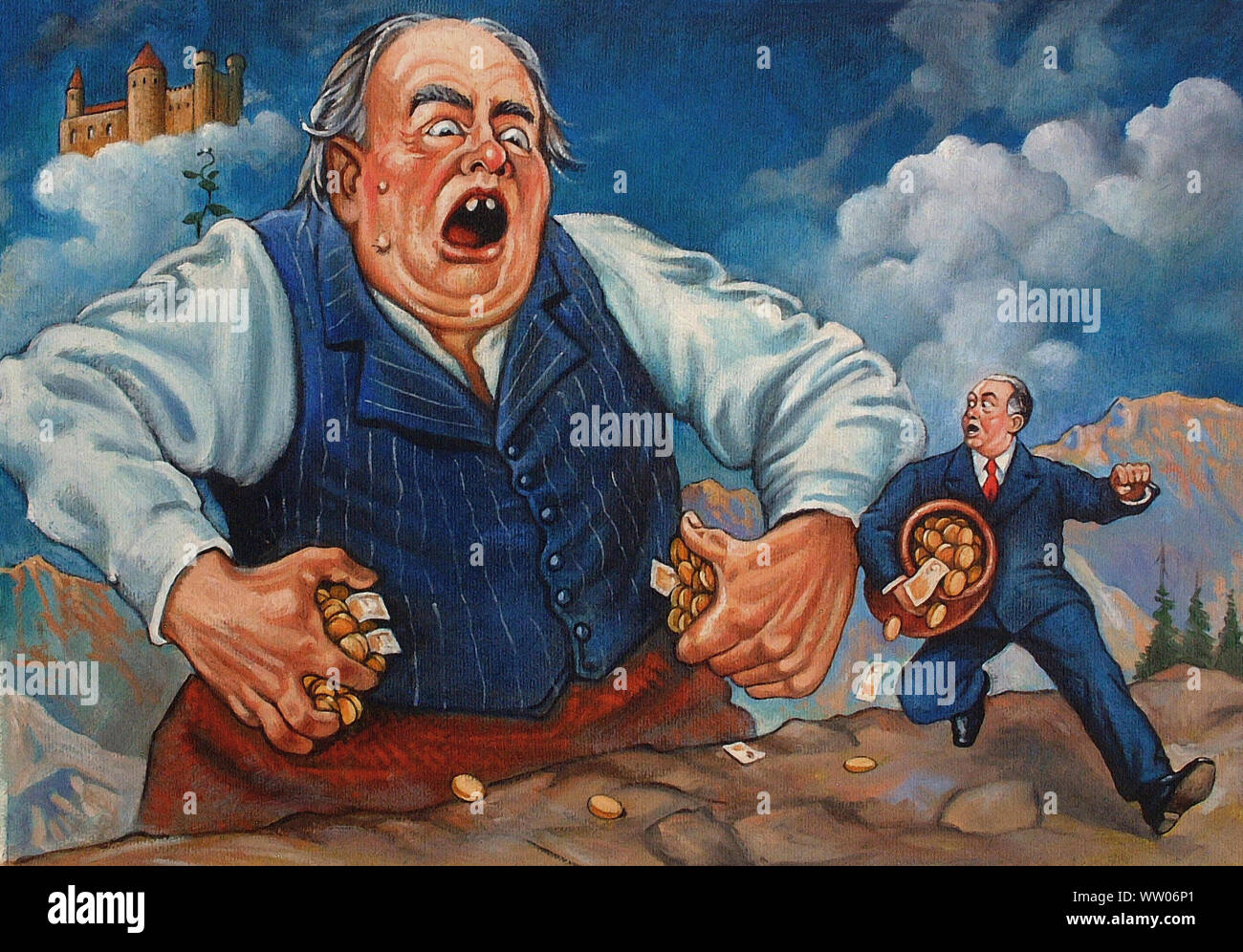 Jack and the beanstalk giant hi-res stock photography and images - Alamy