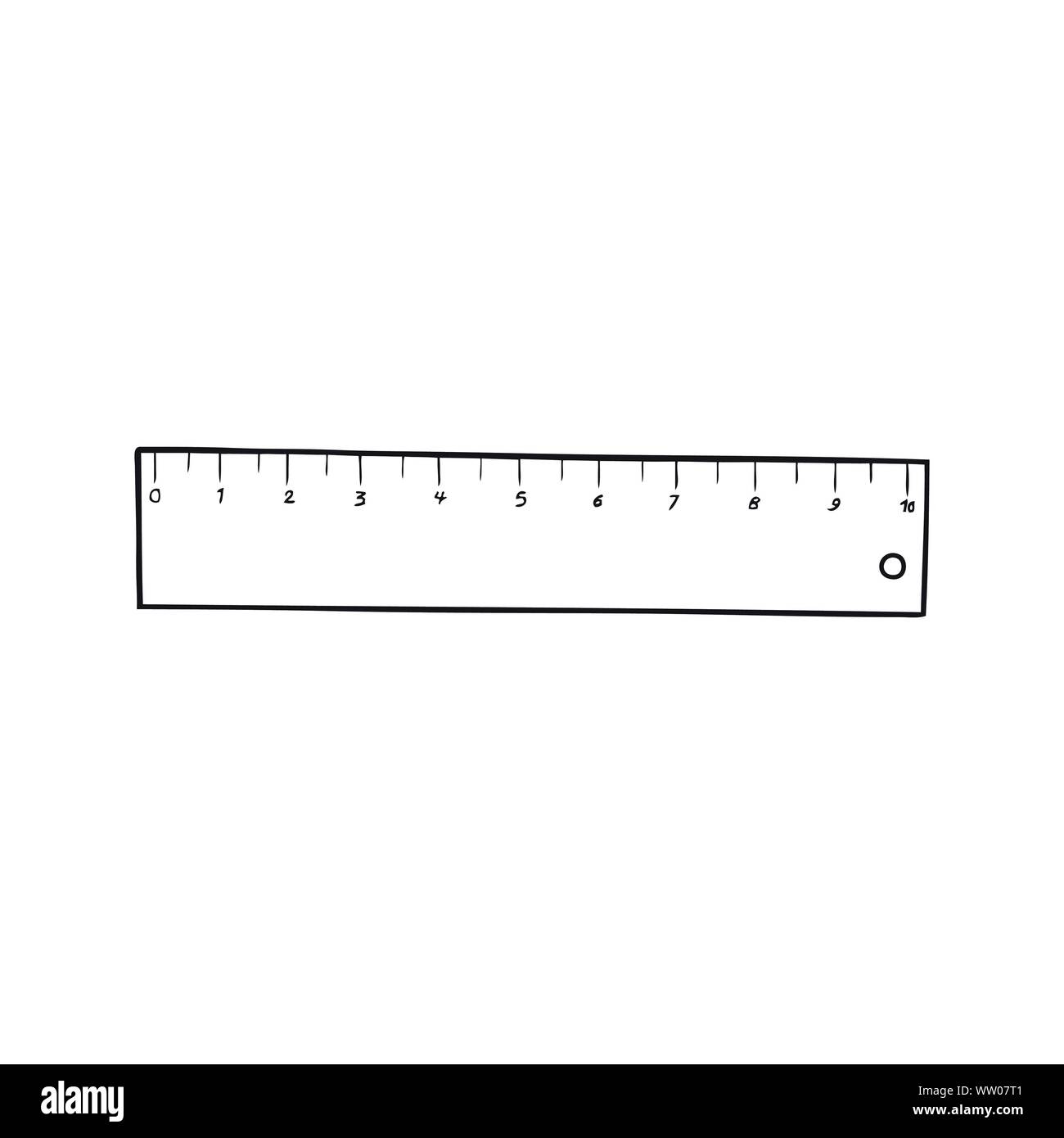 Black and white ruler vector Stock Vector Image & Art - Alamy