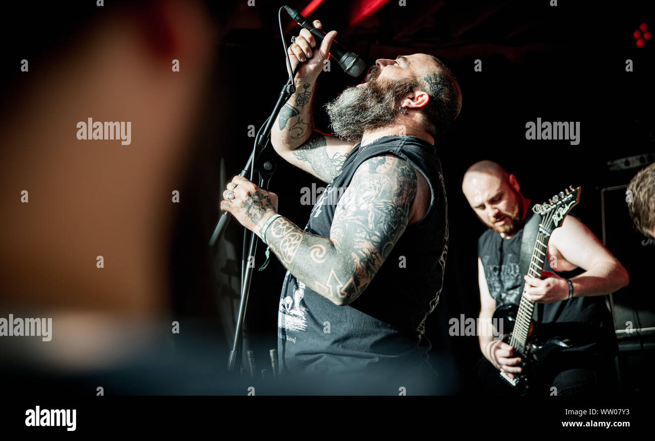 Copenhagen, Denmark. 07th, September 2019. The Israeli black metal band ...