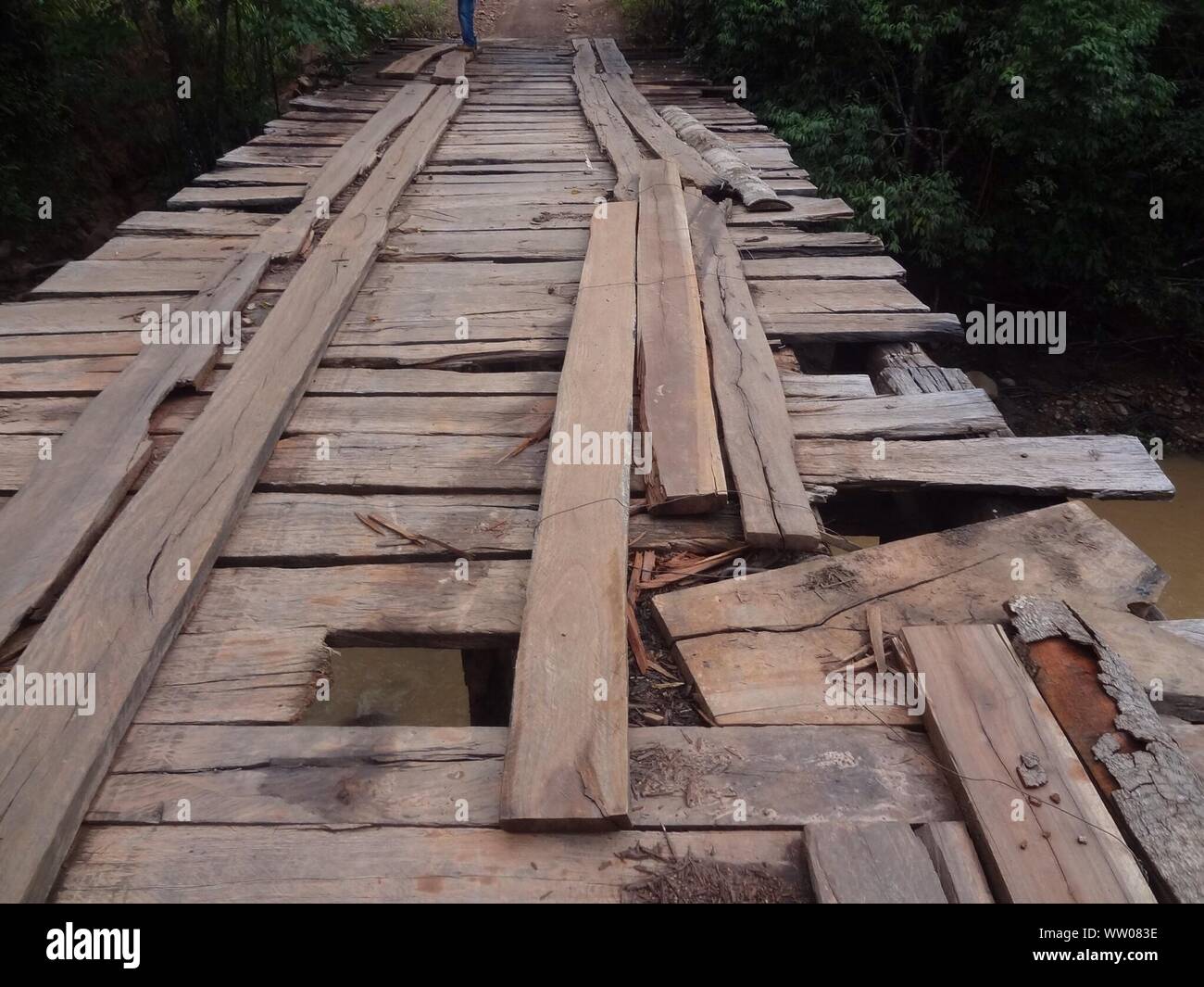 Old damaged bridge hi-res stock photography and images - Alamy