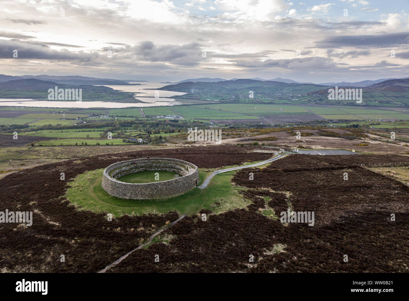 The Grianan of Aileach is a hilltop fort in Burt, County Donegal ...