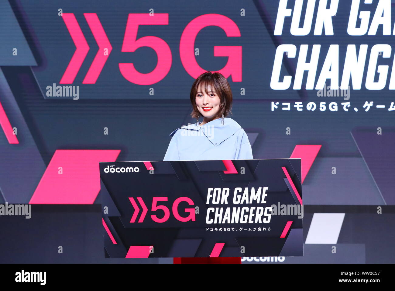 Tokyo, Japan. 12th Sept, 2019. Japanese actress Natsuna attends NTT ...