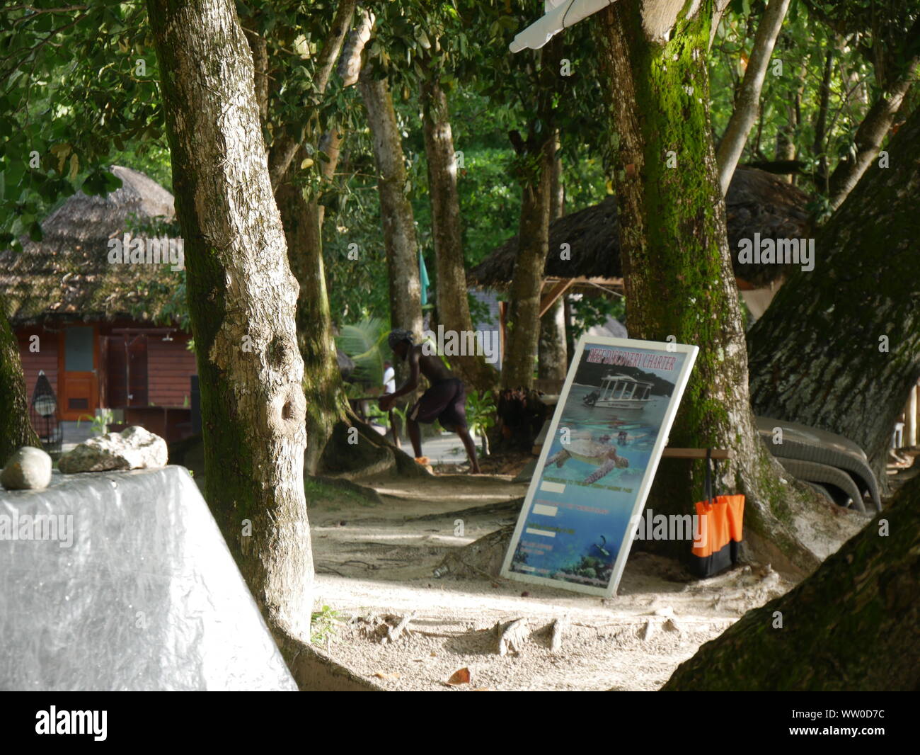 Seychelles Mahe Port glaud Stock Photo - Alamy