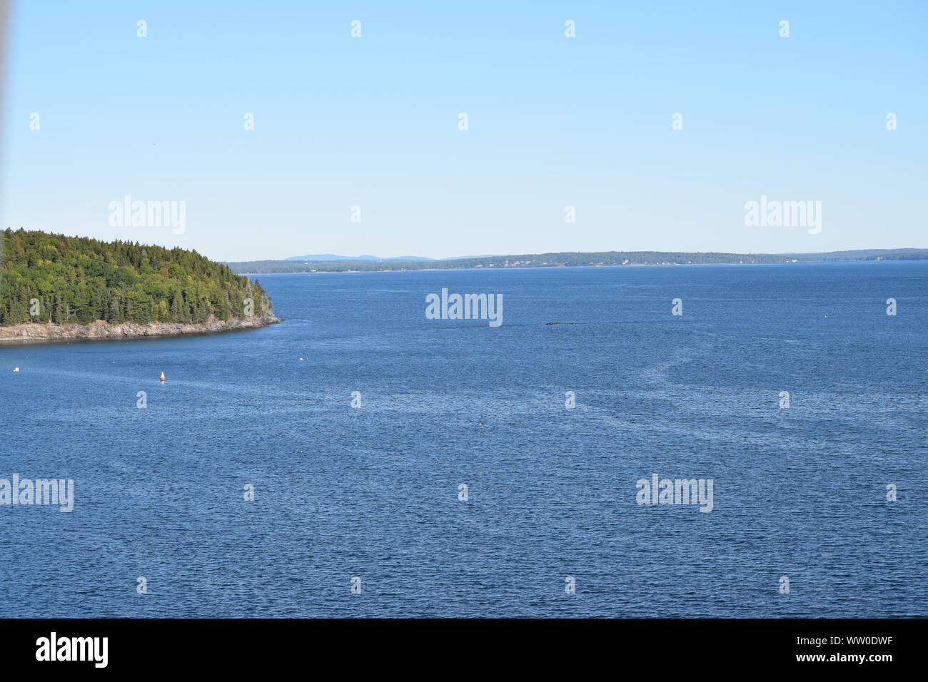 Islands off Bar Harbor Stock Photo - Alamy