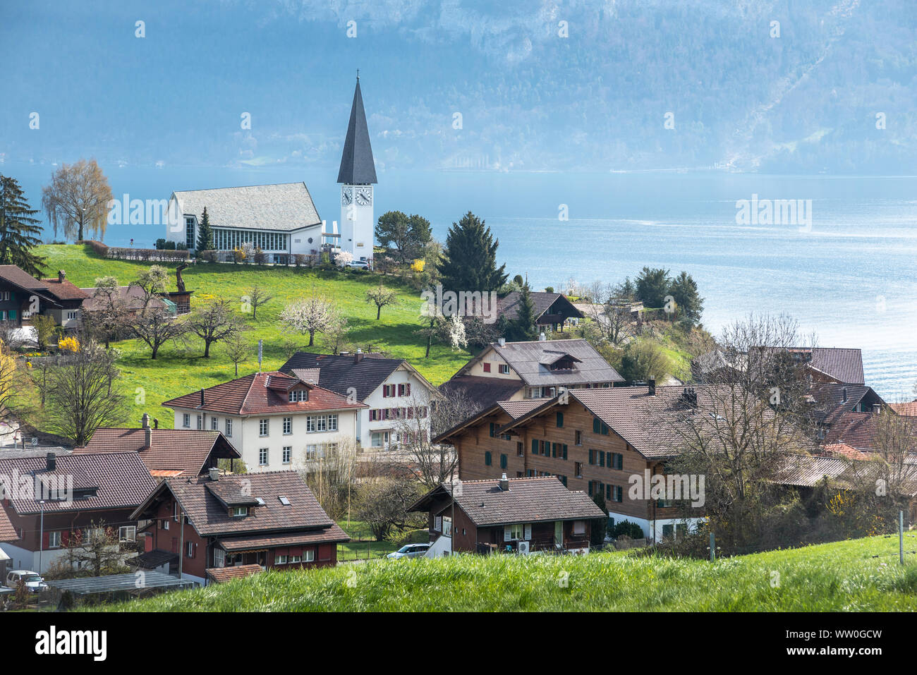 Spring in Switzerland Stock Photo - Alamy
