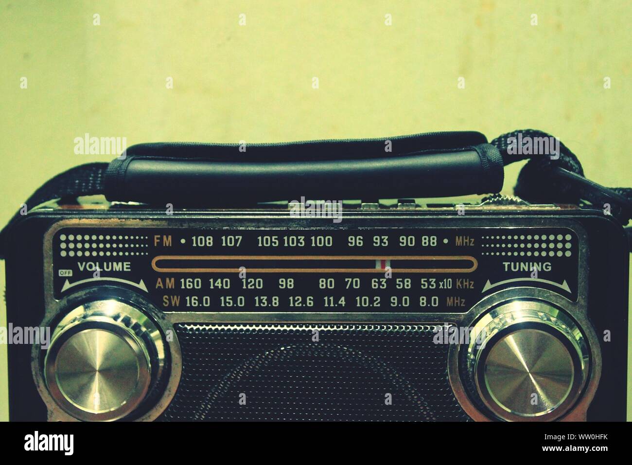 Old radio number hi-res stock photography and images - Alamy