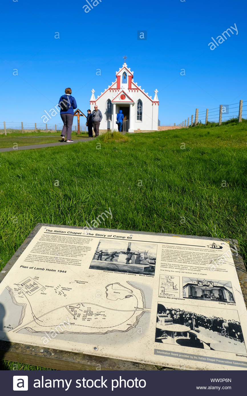 The Italian Chapel, a Catholic chapel in Orkney, Scotland built during ...