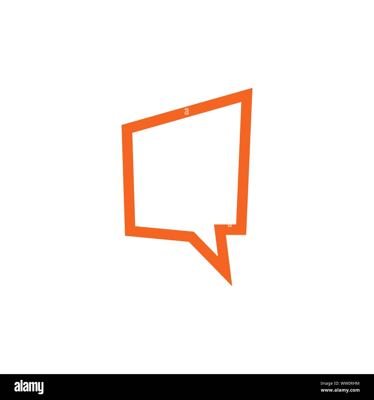 Chat graphic design template vector isolated illustration Stock Vector ...