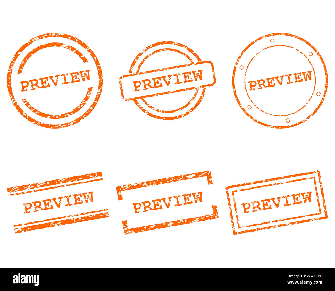 Preview rubber stamp hi-res stock photography and images - Alamy