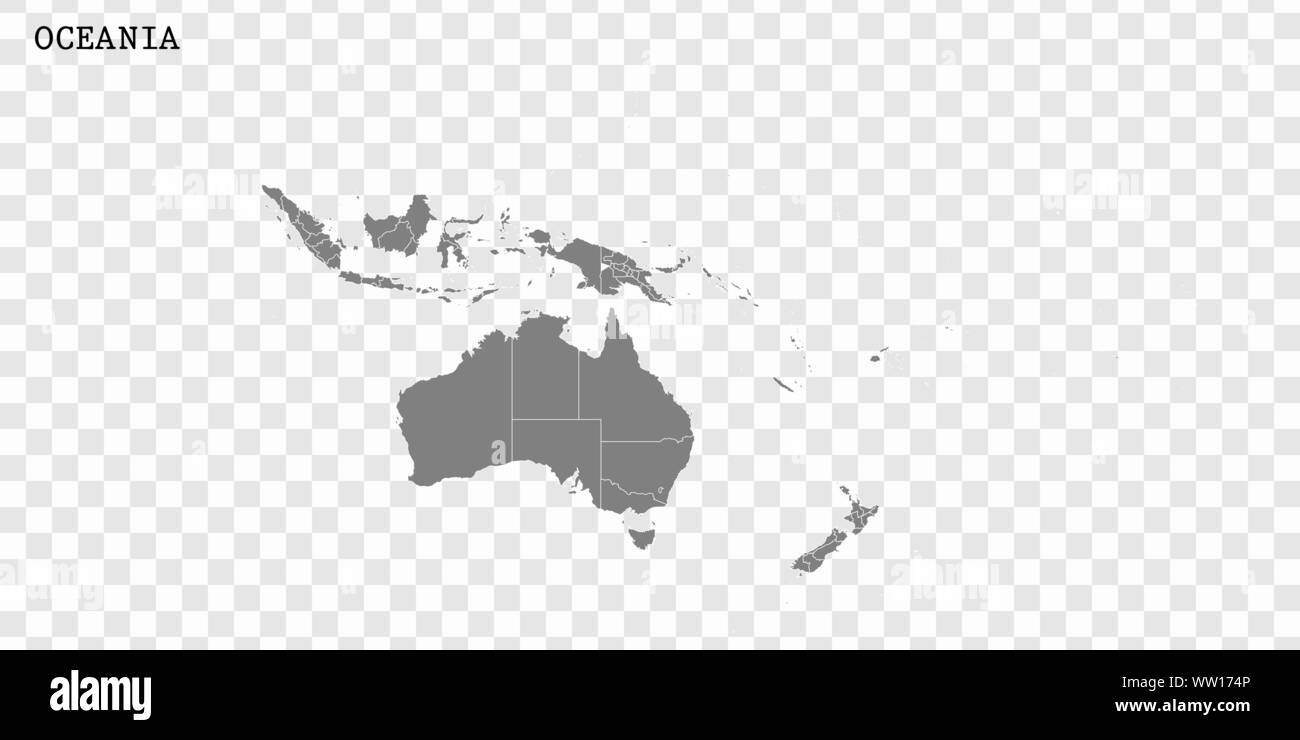 Map of oceania hi-res stock photography and images - Alamy