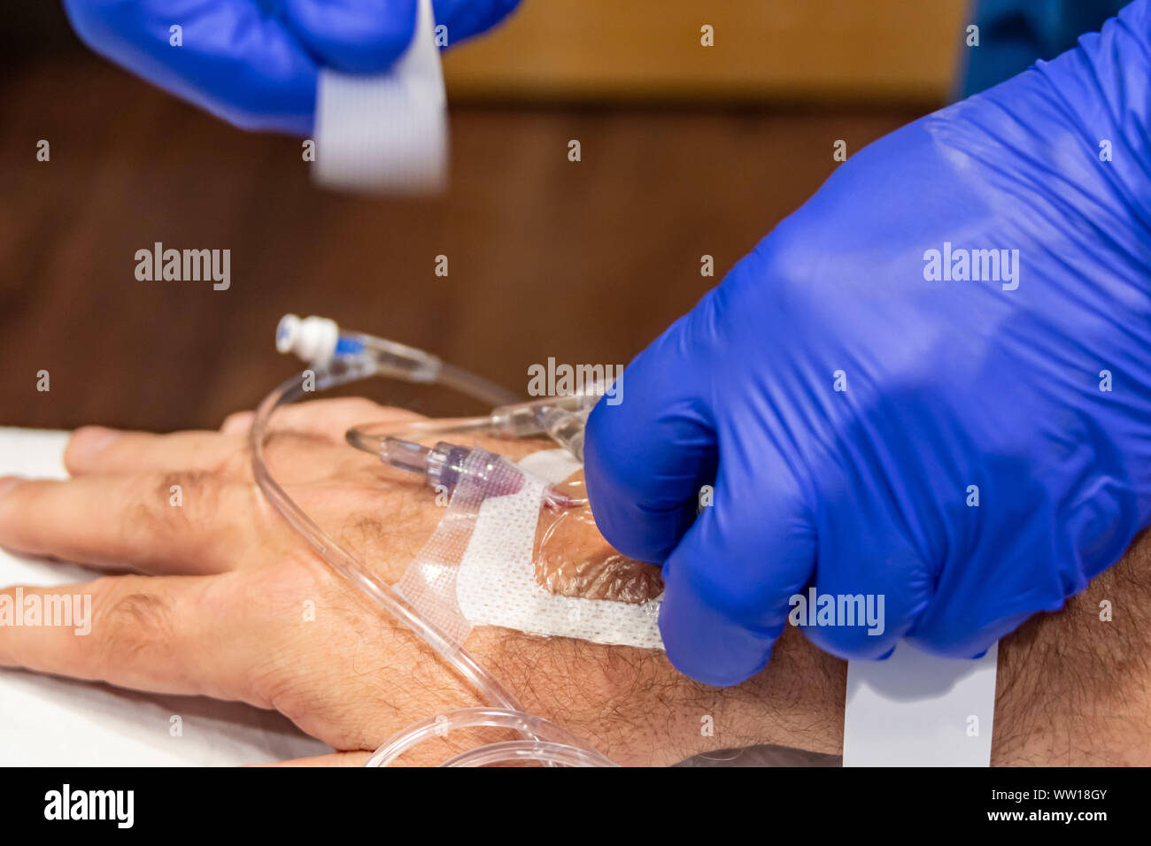 Sick man hospital hi-res stock photography and images - Alamy