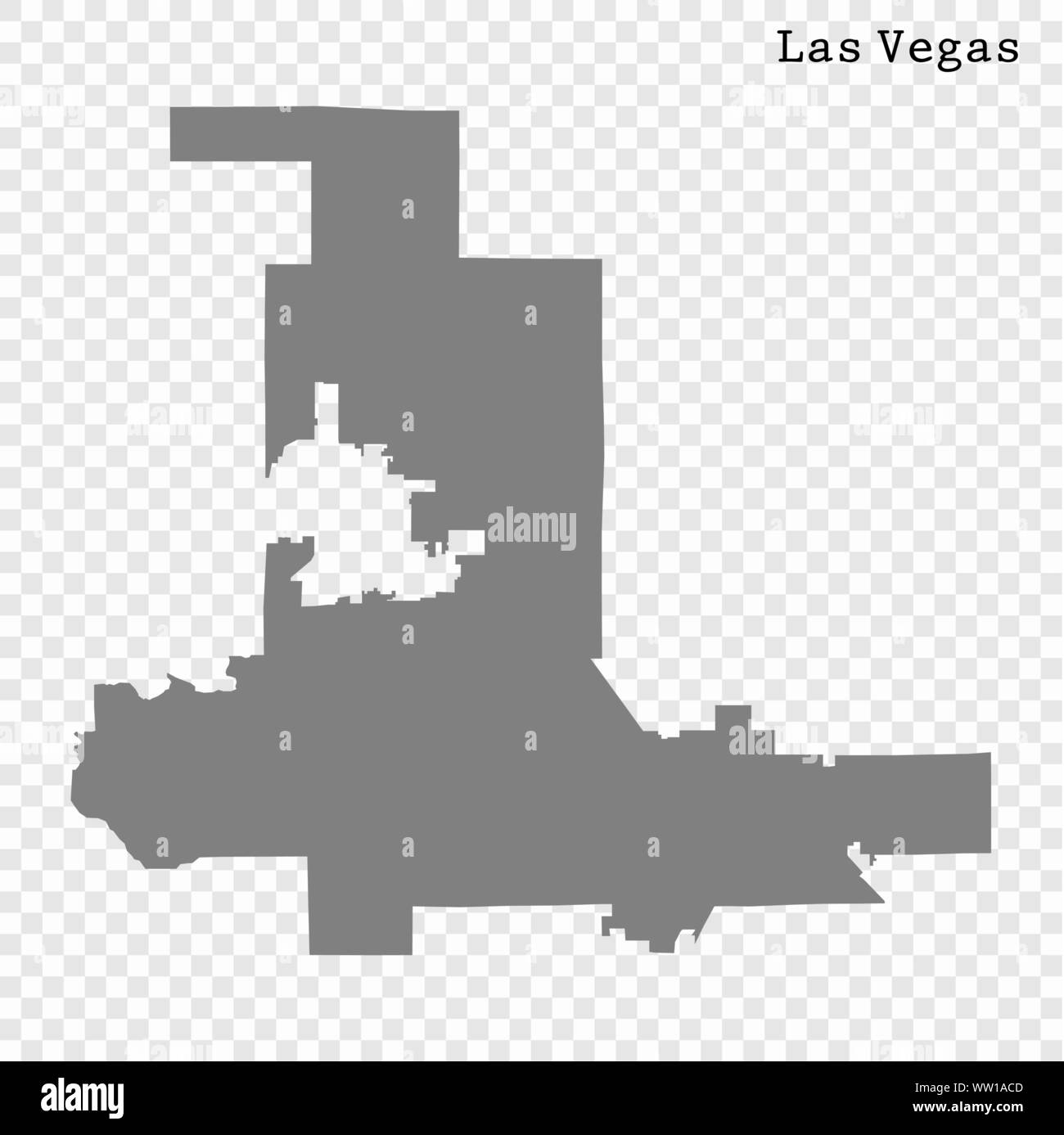 High quality Map Las Vegas City. vector illustration Stock Vector Image ...