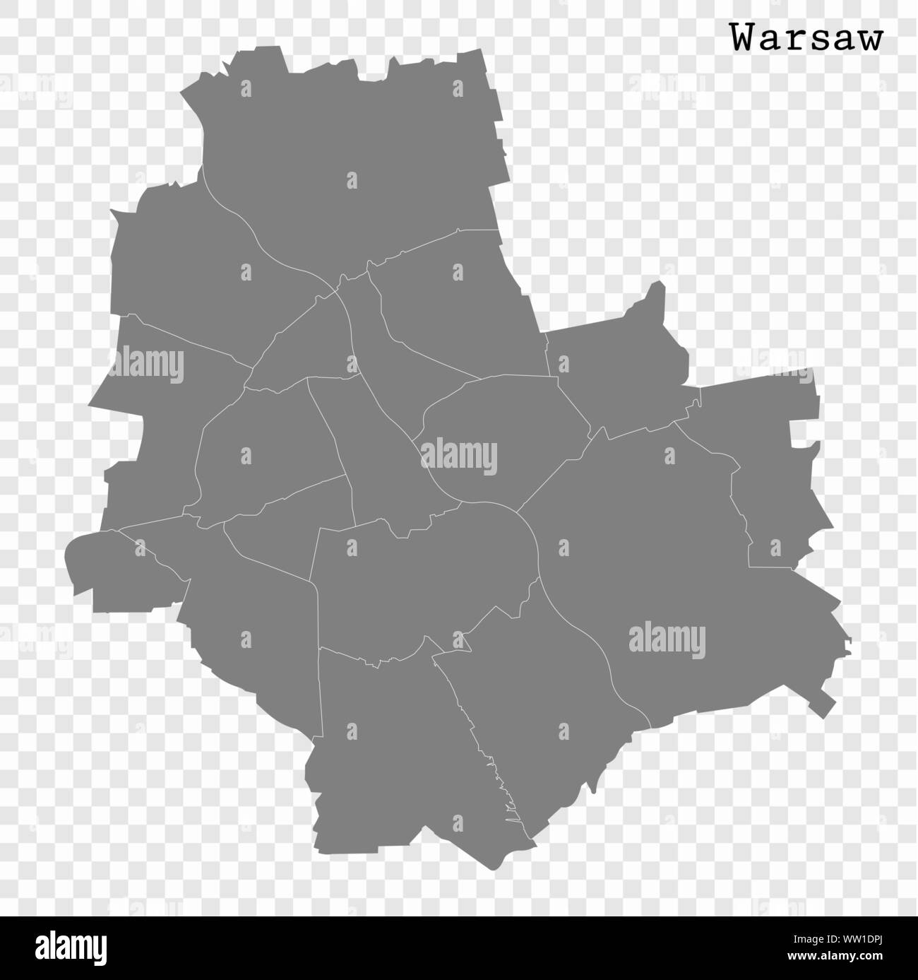 Retro Warsaw Map High Resolution Stock Photography and Images - Alamy
