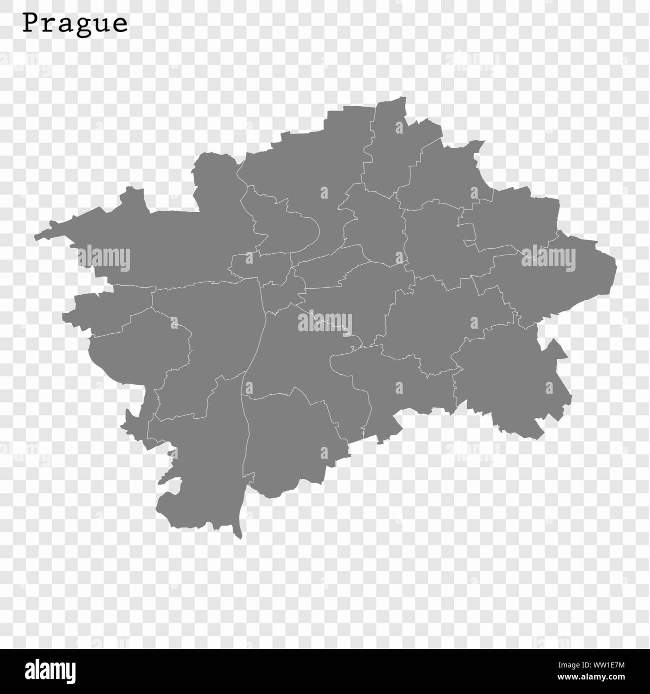 Retro prague map hi-res stock photography and images - Alamy