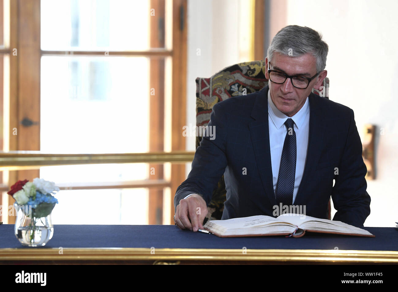 Prague, Czech Republic. 12th Sep, 2019. Charge d'affaires of Kosovo ...