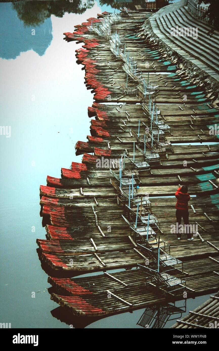 Woman on a raft hi-res stock photography and images - Alamy