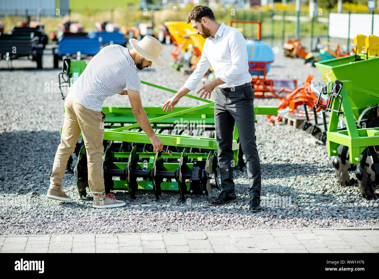 Farming farm manager equipment hi-res stock photography and images - Alamy