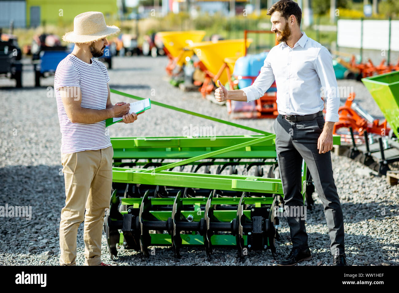 Farming farm manager equipment hi-res stock photography and images - Alamy