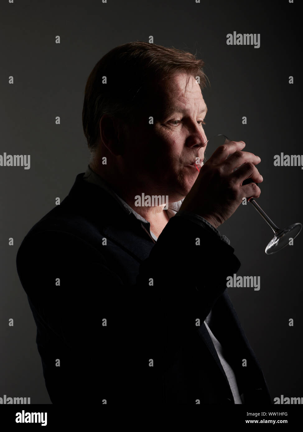 Marcus Berkmann at The Oldie Literary Lunch 10/09/19 Stock Photo - Alamy