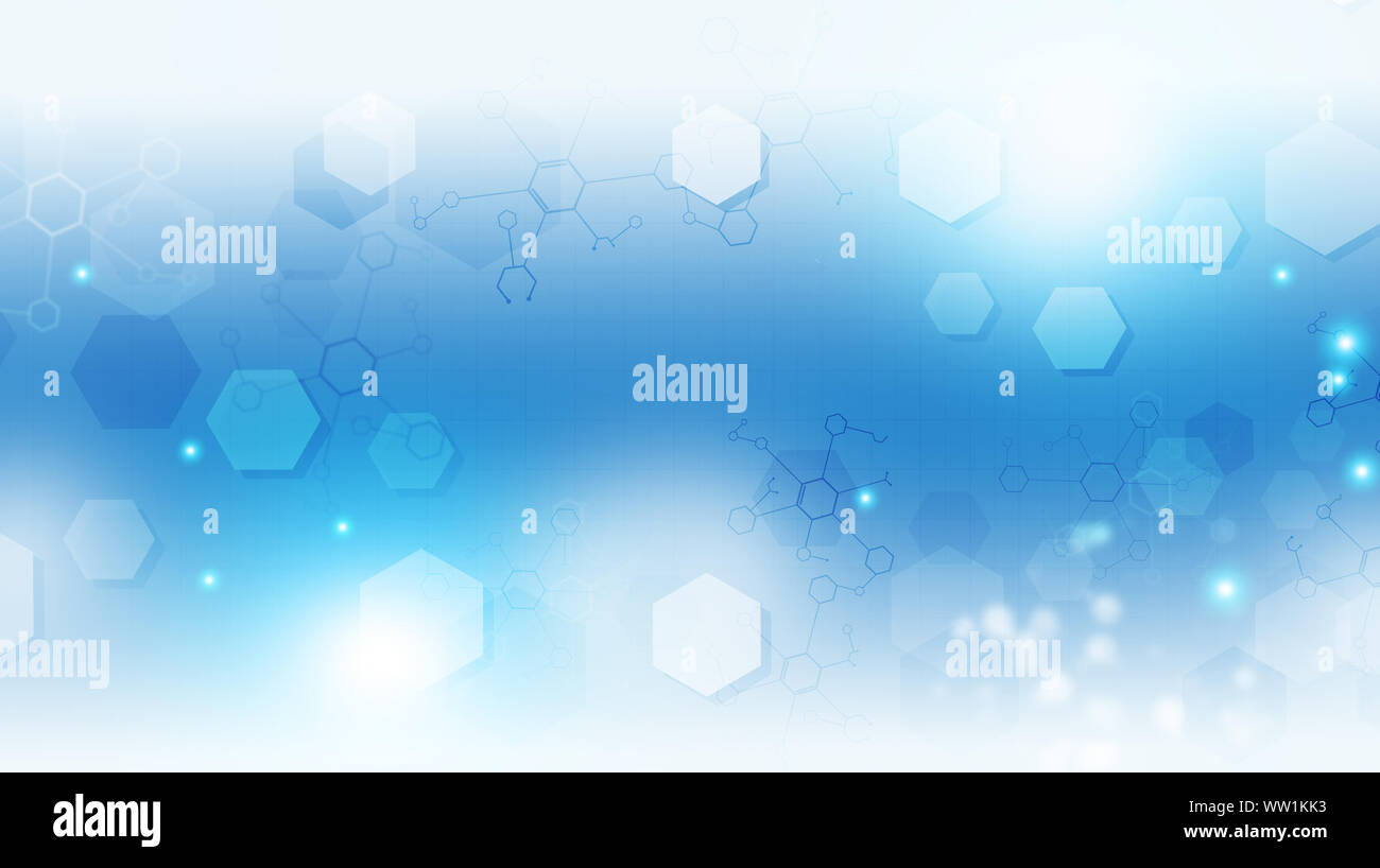 technology genetics healthcare and science medical blue abstract ...