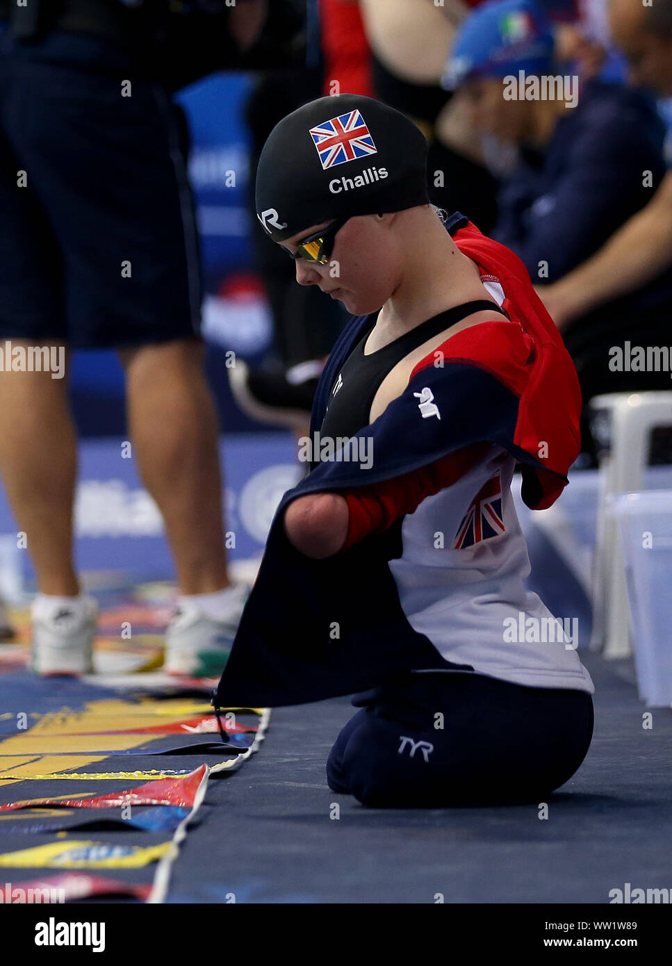 Great Britain's Ellie Challis before the Women's 50m Butterfly S5 Heat ...